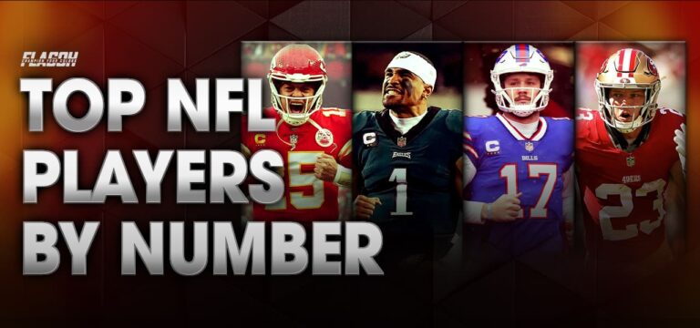 Current NFL Players by Jersey Number Rankings - FlagOh