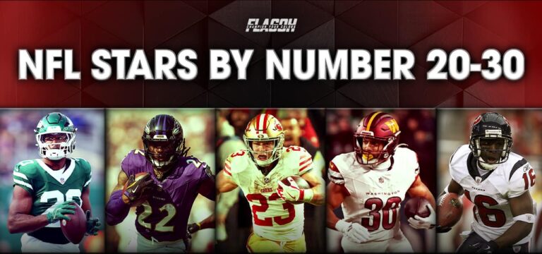 Current NFL Players by Jersey Number Rankings - FlagOh